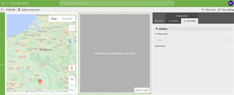 How Should I Use A Generic Map Component In A Dashboard Dataminer Dojo