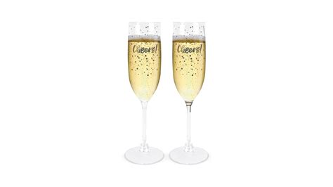 Set Of 2 Melamine Champagne Glasses 160 Ml Amazing Concept
