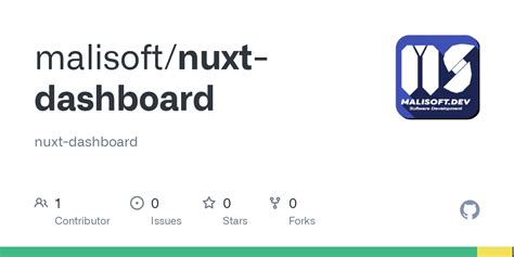 github malisoft nuxt dashboard nuxt dashboard