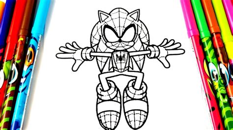 10 Sonic As Spiderman Coloring Pages Bratz Coloring