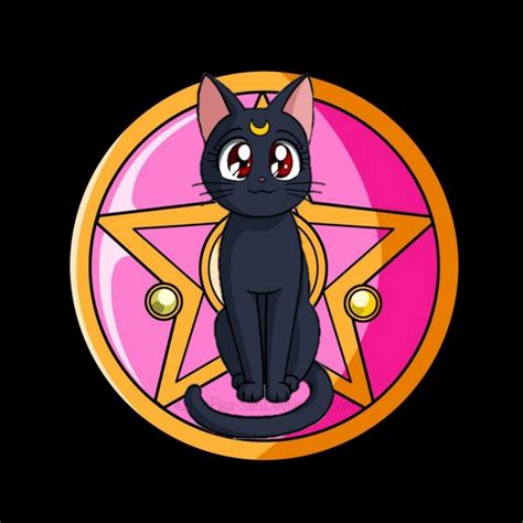 Icono Del Gata Luna 🌙🌺 💗 Icono De Luna Mar Anime Gato De Sailor Moon