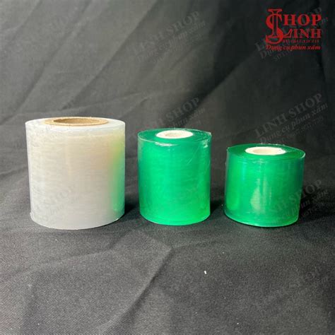 Cuộn Nilon ủ Tê 5cm 7cm ủ Tê Môi Lông Mày Mí Tiện Lợi Loại Mỏng Dễ Xé Bằng Tay Màng Trong
