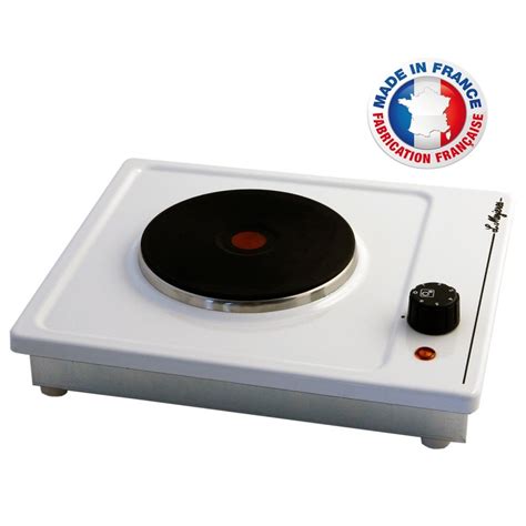Table Cuisson 1 Feu 1500w Blanche 615bl Pour Réchaud électrique De