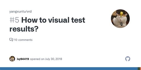 How To Visual Test Results Issue Yangxuntu Vrd GitHub