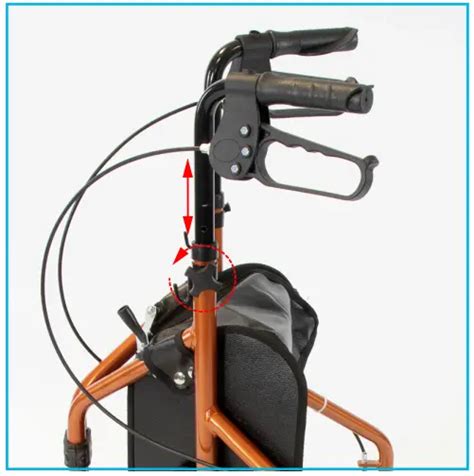 Nrs Healthcare S21980 Ui 3 3 Wheel Aluminium Rollator Instruction Manual