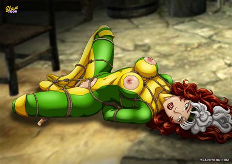 Rule 34 Anna Marie Bondage Breasts Female Headband Marvel Marvel Comics Nipples Pussy Rogue X