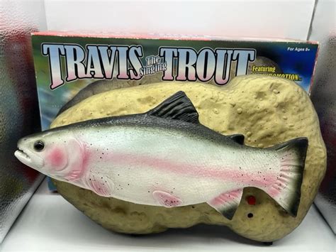Vintage Travis The Singing Trout Gemmy Motion Activated 1999 Original Packaging £3499 Picclick Uk