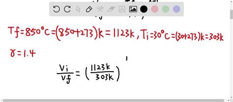 Consider The Isentropic Compression Process In An Automobile Engine The Compression Ratio Rv