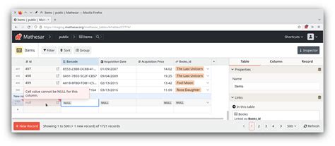 Allow The Front End To Add Rows To A Table With A Pk Column That Has No