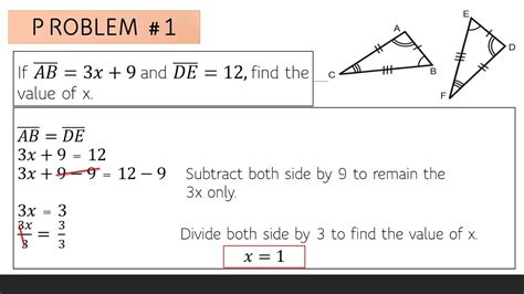 corresponding parts of congruent triangles worksheet