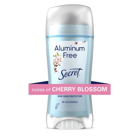 Secret Aluminum Free Deodorant For Women Cherry Blossom 2 4 Oz