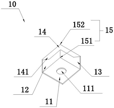 一种用于菱形光伏瓦安装的金属护角挂件及装置的制作方法