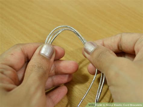 How To Make Elastic Cord Bracelets 3 Steps With Pictures