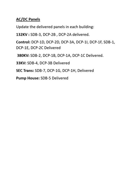 Ac Dc Panel Pdf