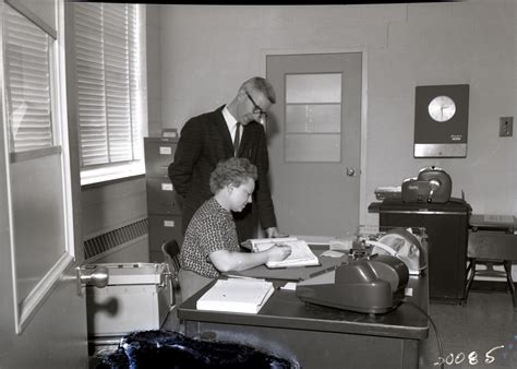 Robert Danley And Lillian Strickler In Chs Office · Shenandoah County