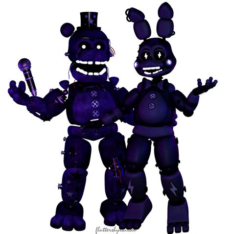 Fnaf C4d Stars Shadow Freddy And Shadow Bonnie By Fluttershykitten On Deviantart