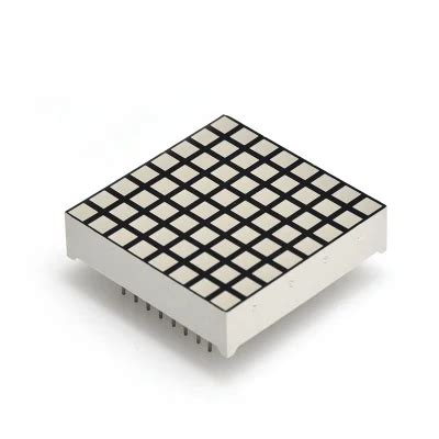 LED DOT Matrix Display 8X8 Square DOT Matrix Module Single Color China LED Display And Digital
