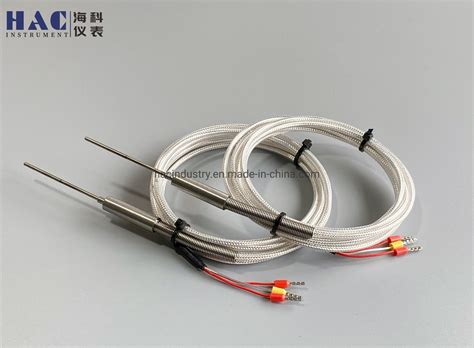 Rtd Pt100 Temperature Sensor Probe Thermal Thermocouple Resistant