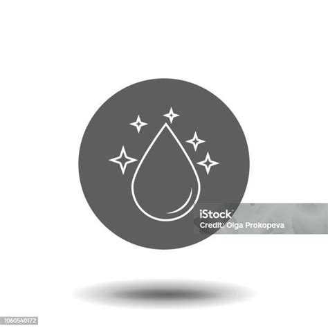드롭 라인 아이콘 벡터 기호 개요 선형 스타일 그림 흰색 절연 심볼 로고 그림입니다 픽셀 완벽 한 그래픽 기포에 대한 스톡 벡터 아트 및 기타 이미지 Istock