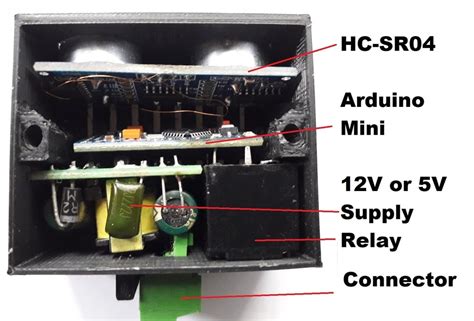 Light With Ultrasonic Sensor By Boda Download Free Stl Model