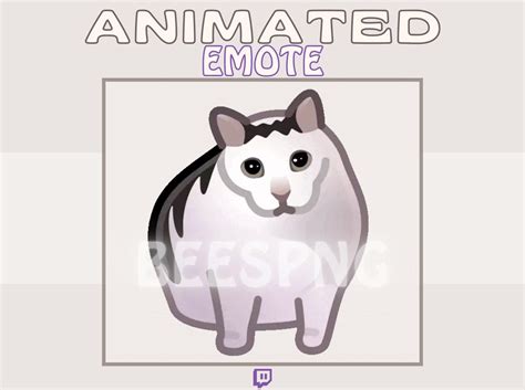 Cute Cat Huh Twitch Emote Animated Stream Assets • Beespng Etsy