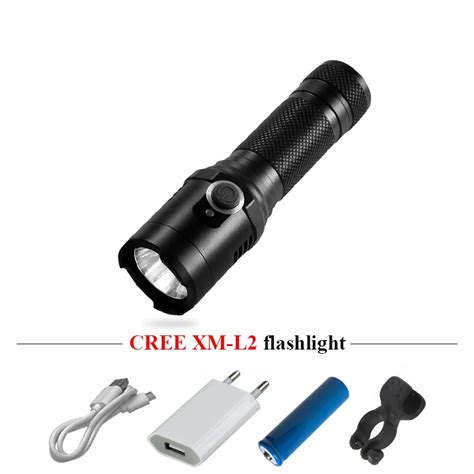Buy 6000lm Led Flashlight Super Bright Cree Xml L2