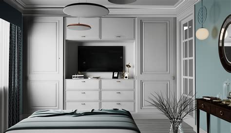 Blue Classical Bedroom Aug 2017 Behance