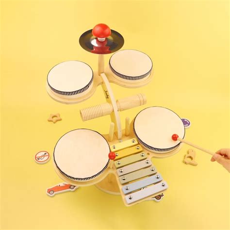Wooden Drum Kit Etsy