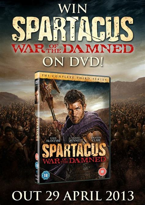 Win Spartacus War Of The Damned Complete Season On Dvd