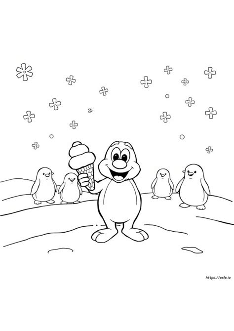 Chilly Willy Coloring Pages