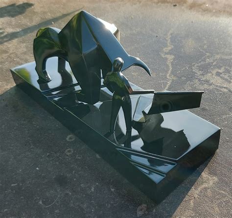 Luke Massassi Bull Fighting Matador Statue From Dune 2021 3d Printed Gloss Black Version