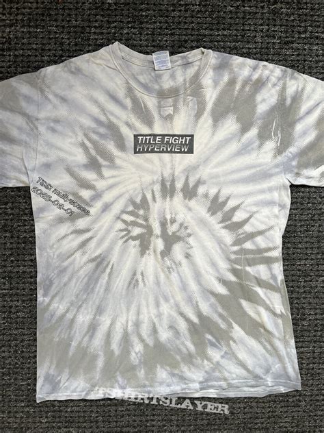 Title Fight Hyperview Tie Dye 3m Reflective Large Tshirtslayer Tshirt