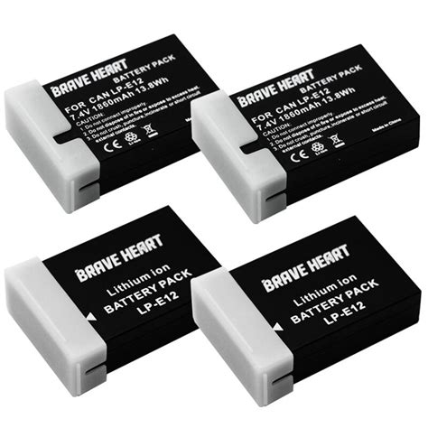 7 4v 1860mah Lp E12 Lpe12 Lp E12 Camera Battery Fo Vicedeal