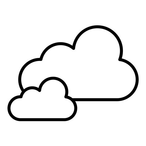 Cloud Line Icon 14724444 Vector Art At Vecteezy