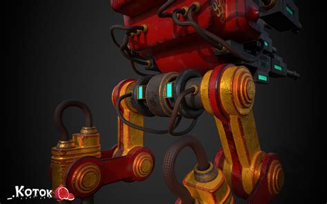 Artstation Assaultmech Game Assets