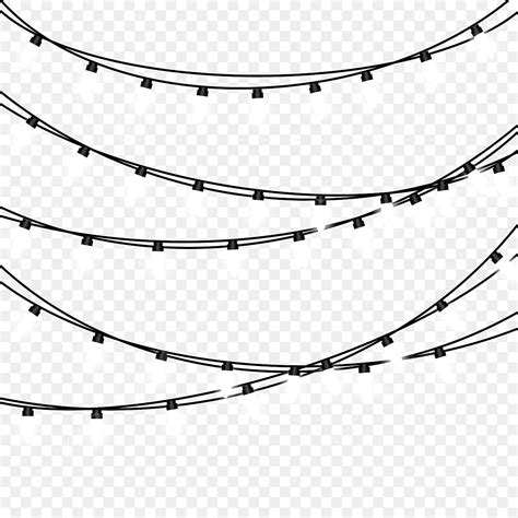 Holiday Christmas White Light Bulb String Light Bulb Drawing Ring