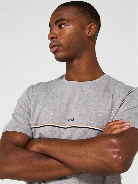 Boss Unique Loungewear T Shirt Medium Grey Very