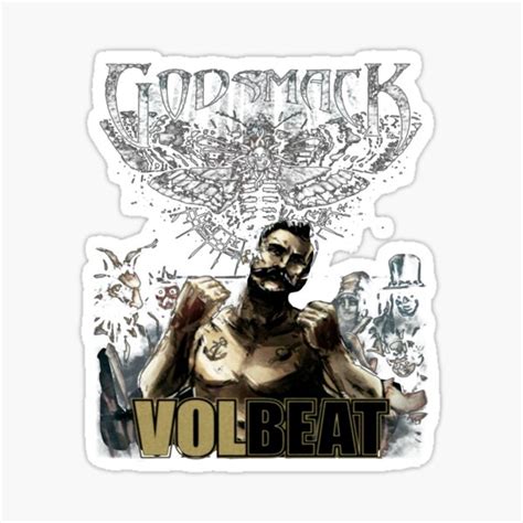 Godsmack And Volbeat Tour Dates 2019 Sticker For Sale By Anitapay0ca