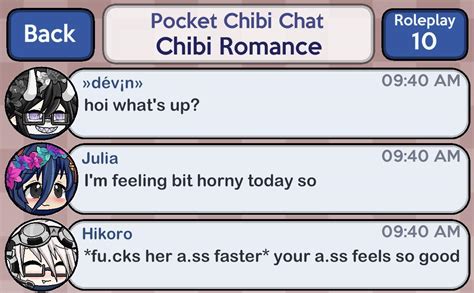 Pocket Chibi Chat Spotted A Few Days Ago Rgachalifecringe