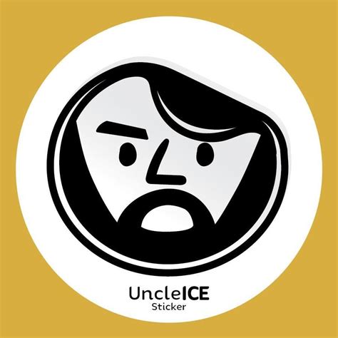 Uncle Ice Sticker สติ๊กเกอร์ติดรถ ฉลากสินค้า สติ๊กเกอร์ไดคัท สกรีนเสื้อ Uncle Ice Sticker