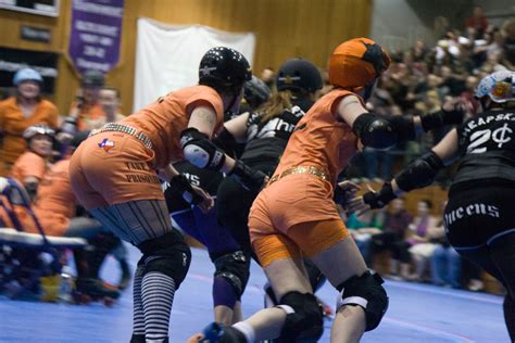 Roller Derby Action Photo Disoriented