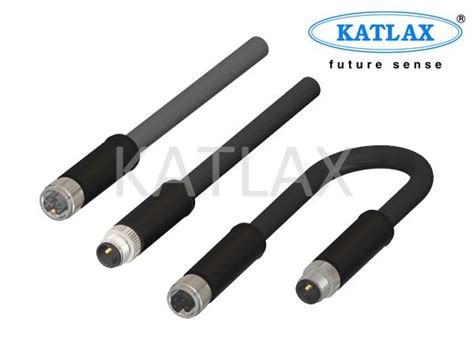 M12 L Coded Circular Male And Female Connecto Katlax Enterprise Pvt Ltd