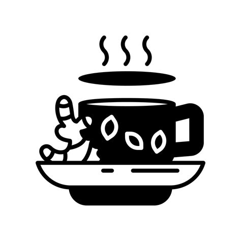 Ginger Tea Icon In Vector Illustration 33206885 Vector Art At Vecteezy