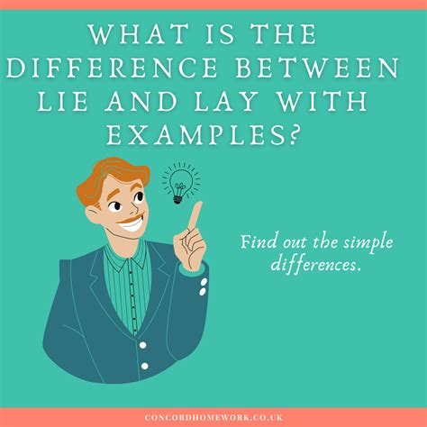 What Is The Difference Between Lie And Lay With Examples Concordhomework