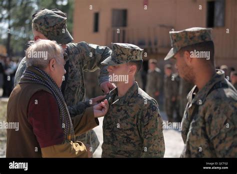 U S Marine Corps Lance Cpl Christopher Metts Center With Charlie Company 1st Battalion 8th