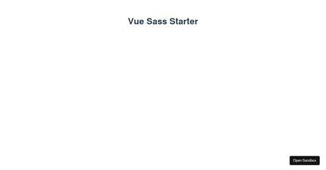 Vue Sass Template Codesandbox