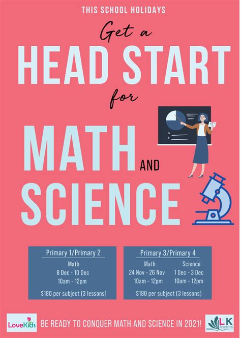 School Holiday Workshops For Primary And Secondary Level Novdec 2020