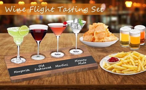Adevar Flight Board Wine Flight Tasting Set Of 4 Whiskey Tasting Wine Tasting Party