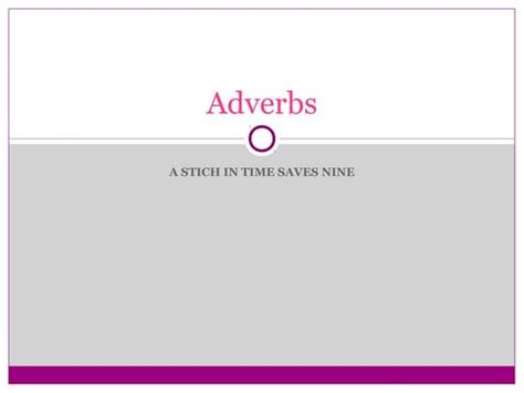 Confusing Adverbs Ppt