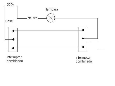 Esquema De Conexión De Interruptor Y Conmutador Electricidad Del Hogar